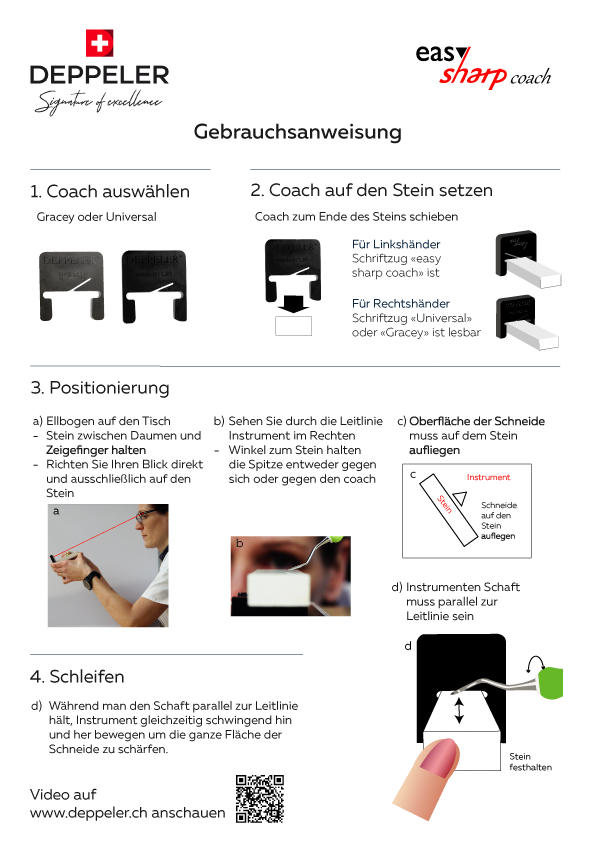 Instructions for use • Deppeler SA